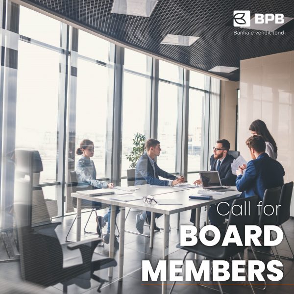 Banka për Biznes – BPB kërkon Anëtarë të Pavarur të Bordit - Gazeta Express
