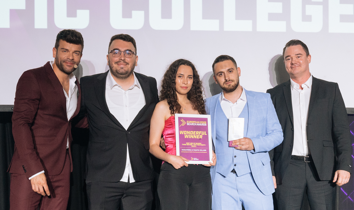 Manaferra fiton 2 çmime në “European Search Awards” në Barcelonë ...