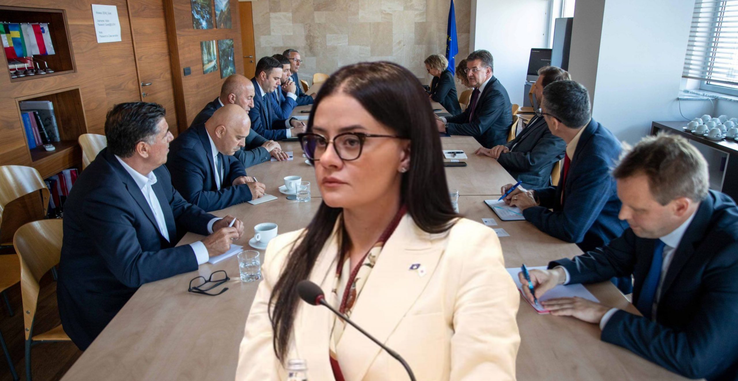 Takimi në Zyrën e BE-së, Meliza Haradinaj kritikon Lajçakun dhe ... Takimi në Zyrën e BE-së, Meliza Haradinaj kritikon Lajçakun dhe ...