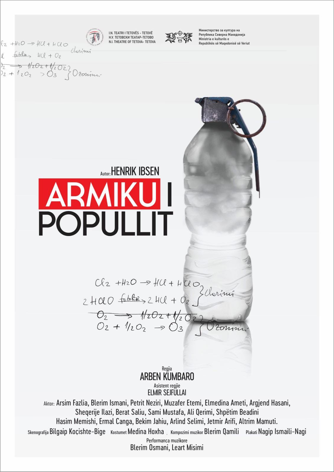 "Armiku i popullit" të shtunën premierë në Teatrin e Tetovës - Gazeta ...