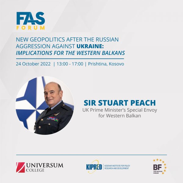 Sir Stuart Peach dhe diplomatë e njohës të shquar flasin për ndikimin e ...