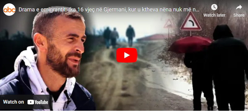 Drama e emigrantit: Ika 16-vjeç në Gjermani, kur u ktheva nëna nuk më ... Drama e emigrantit: Ika 16-vjeç në Gjermani, kur u ktheva nëna nuk më ...
