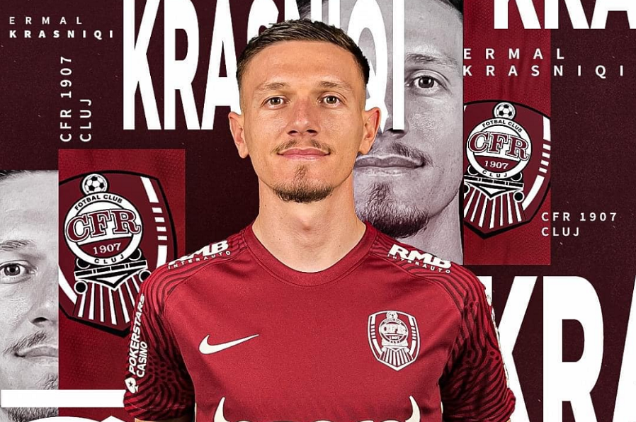 Ermal Krasniqi protagonist në fitoren e Cluj - Gazeta Express