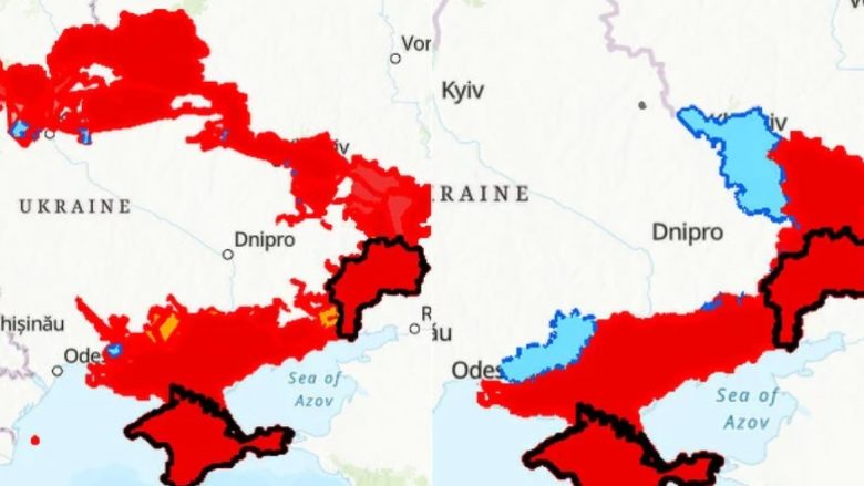 Agresioni rus në harta, fitoret e mëdha të Ukrainës dhe betejat për ... Agresioni rus në harta, fitoret e mëdha të Ukrainës dhe betejat për ...