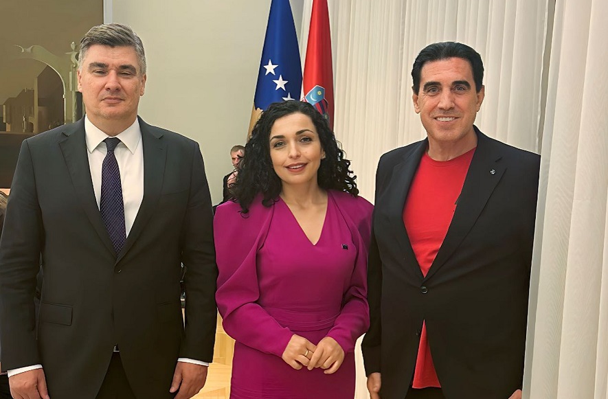 Në pritjen e Presidentes Osmani në Kroaci merr pjesë edhe ish-kampioni ...