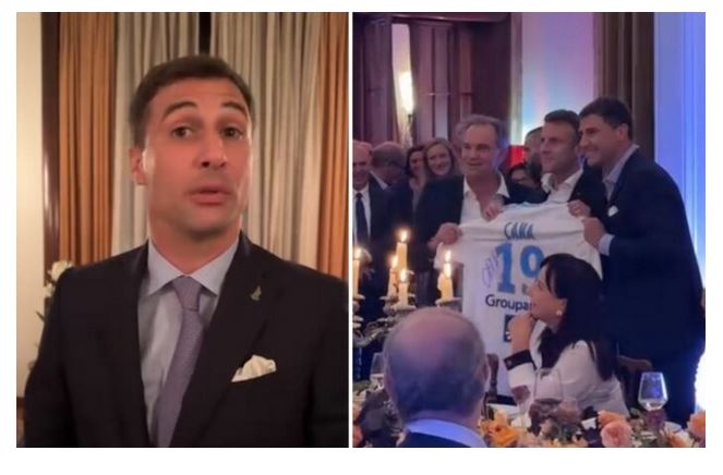 Cana udhëtoi në një avion me presidentin Macron: Ia mësova këto fjalë ... Cana udhëtoi në një avion me presidentin Macron: Ia mësova këto fjalë ...
