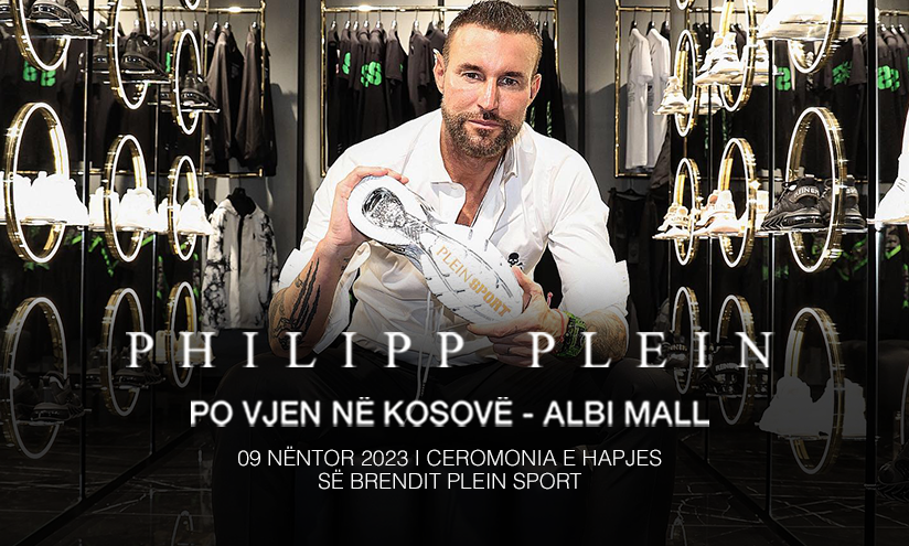Për herë të parë, disenjatori i njohur Philipp Plein po vjen nga Milano ...