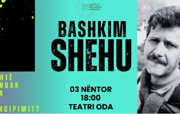 Neser në Teatrin Oda në Prishtinë, bashkëbisedim me shkrimtarin Bashkim ... Neser në Teatrin Oda në Prishtinë, bashkëbisedim me shkrimtarin Bashkim ...