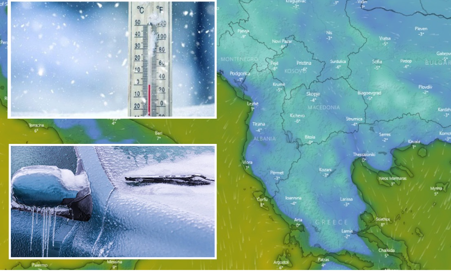 Pas stuhisë, nisin reshjet e para të dëborës në Shqipëri - Gazeta Express