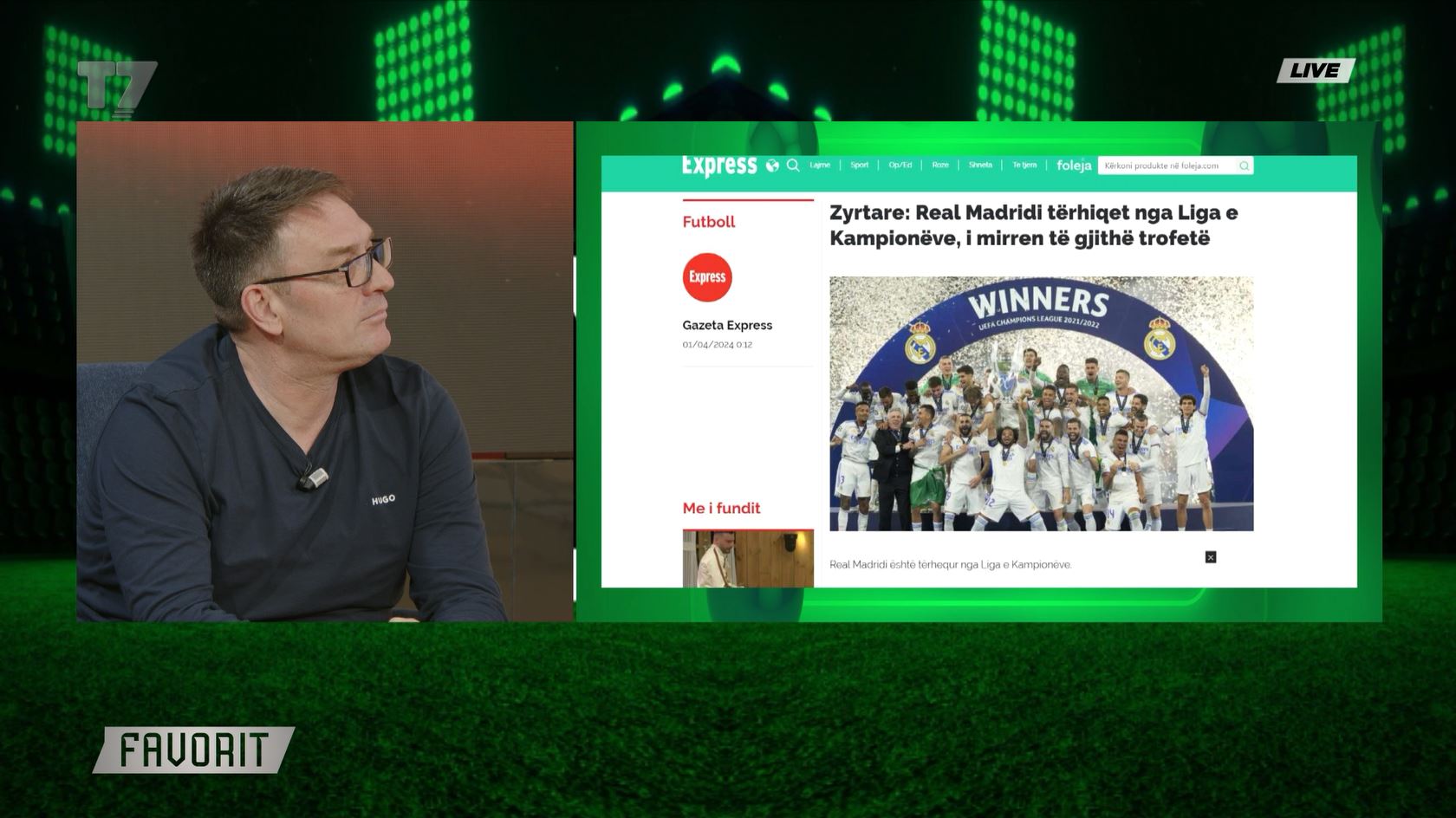 Ismet Munishit i bëhet “prank” në Favorit për 1 Prill, ky ishte reagimi komik i tij - Gazeta Express