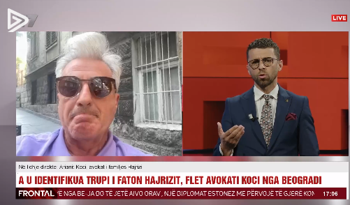 Koci: Kufoma e Faton Hajrizit nuk lejohet të shihet në Serbi, pala ... Koci: Kufoma e Faton Hajrizit nuk lejohet të shihet në Serbi, pala ...