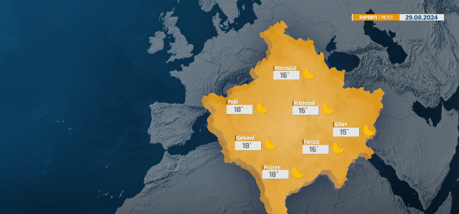 Nesër mot jostabil, me rrebeshe e bubullima orëve të pasdites - Gazeta ...