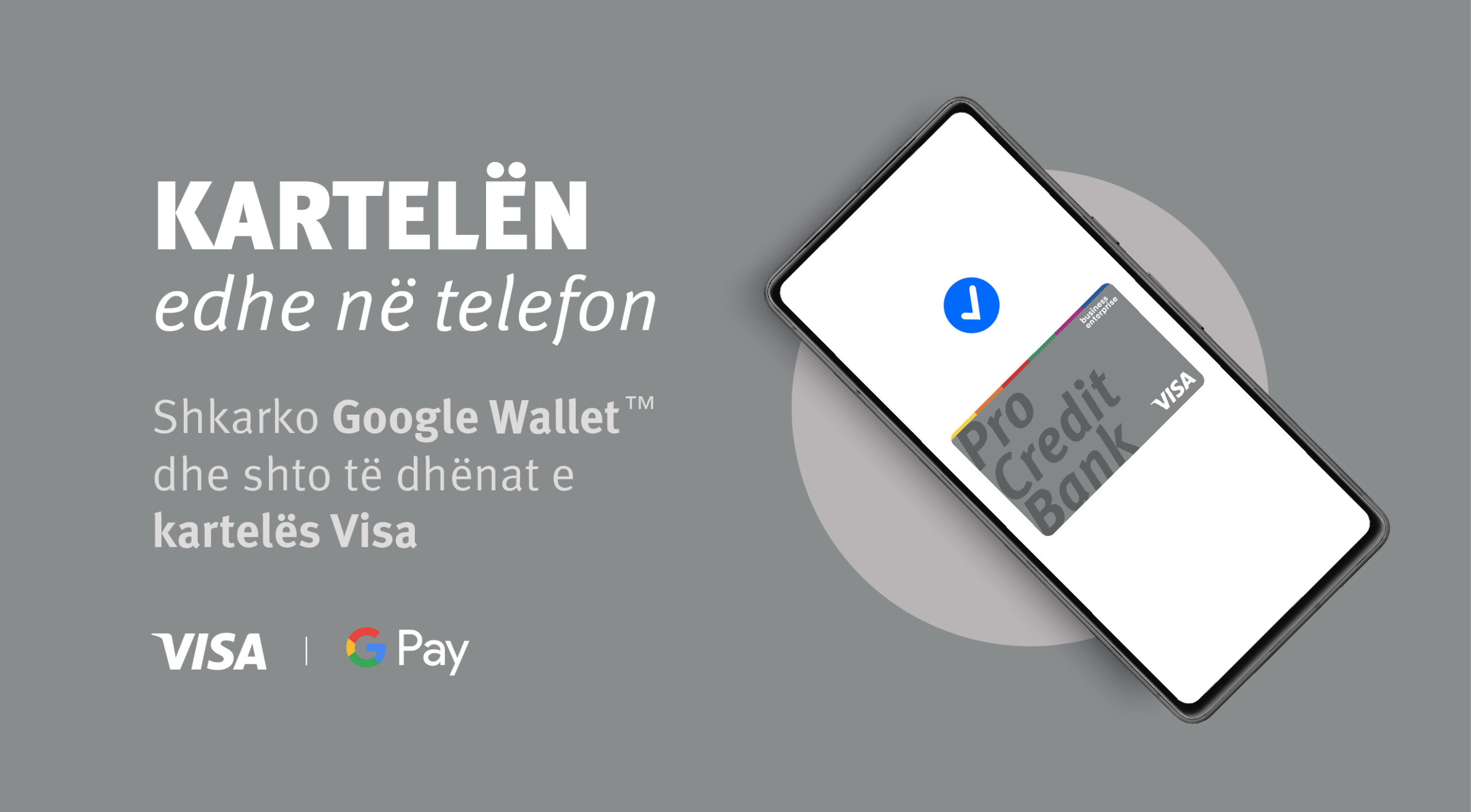 Banka ProCredit ofron pagesa me kartelat Business Visa përmes Google ...