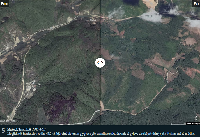 Pyjet e Kosovës në zhdukje: Çka tregojnë pamjet satelitore? - Gazeta ...
