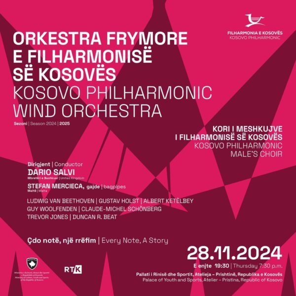 Orkestra Frymore e Filharmonisë së Kosovës me koncert në Prishtinë dhe ...