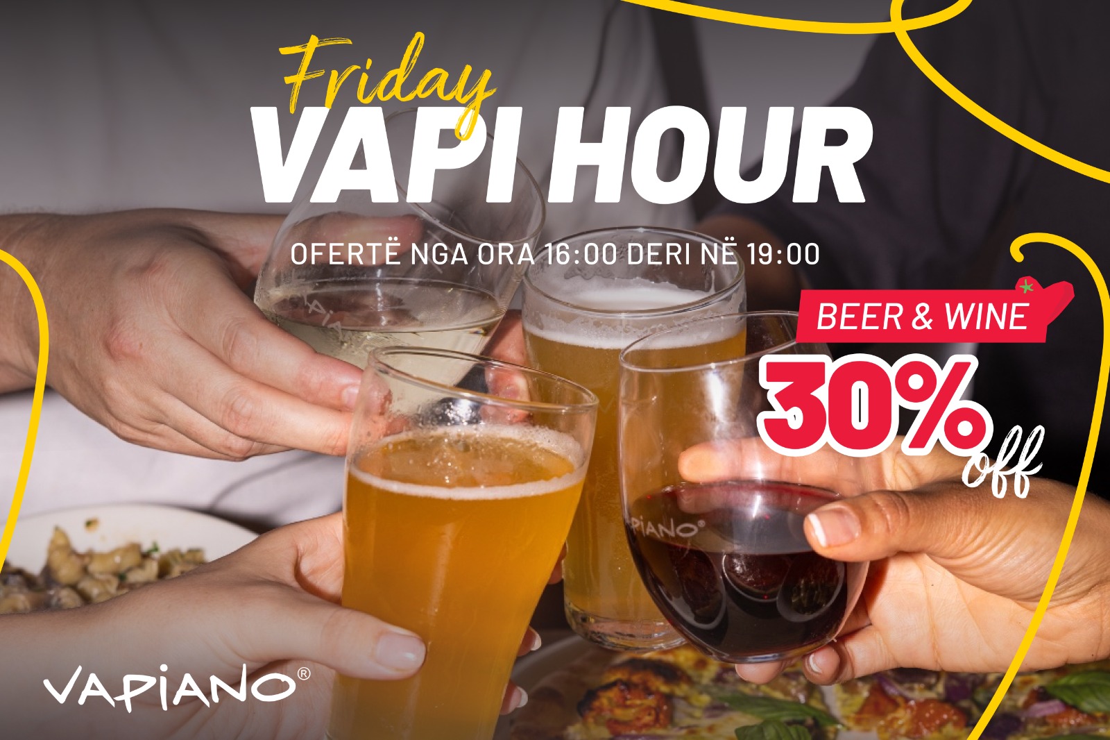 Filloni fundjavën me "Vapi Hour" në Vapiano – Zbritje speciale për ...