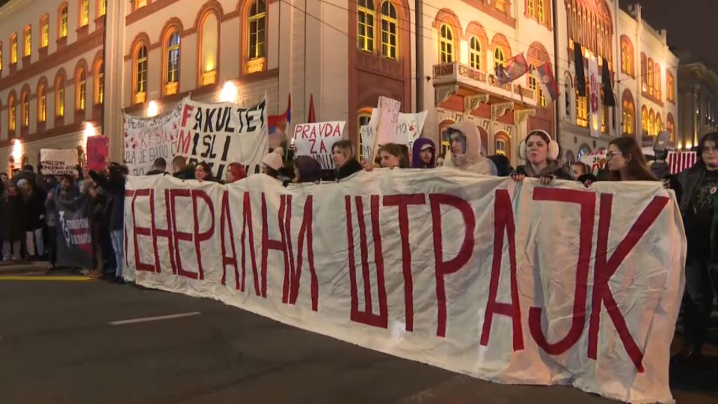 Studentët e Novi Sadit bëjnë thirrje për grevë të re të përgjithshme më ...
