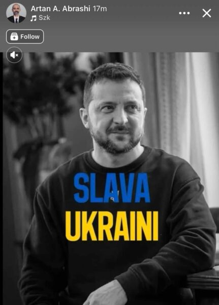 Deputeti në ardhje i VV'së rreshtohet me Zelenskyn: Slava Ukraini - Gazeta Express