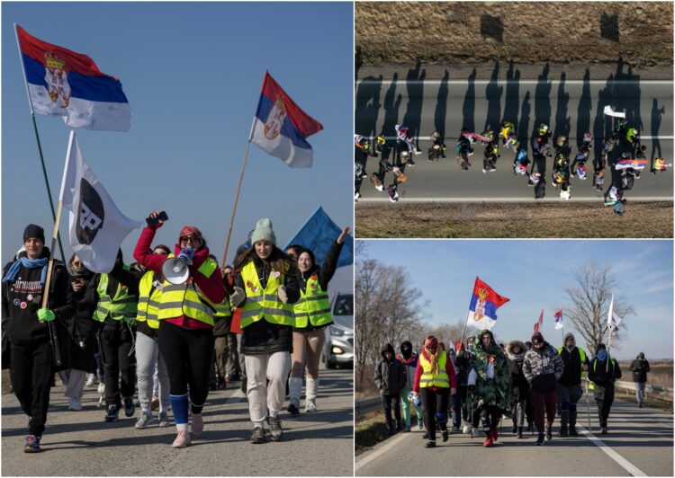 Studentët nga e gjithë Serbia i bashkohen atyre në Nish, tashmë janë ...