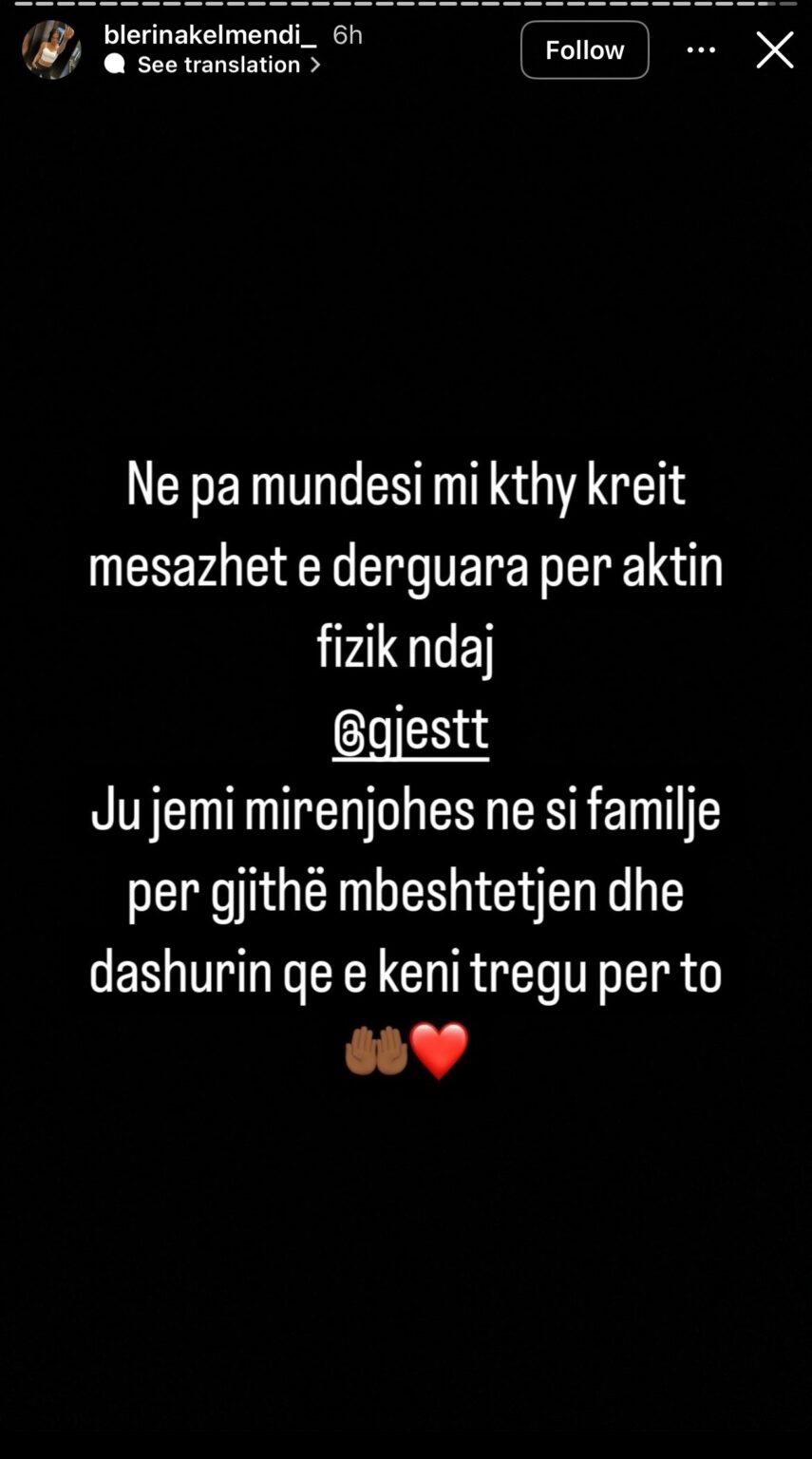 Reagon për herë të parë familja e Gjestit pas asaj që ndodhi mbrëmë në BBVIP Albania - Gazeta ...