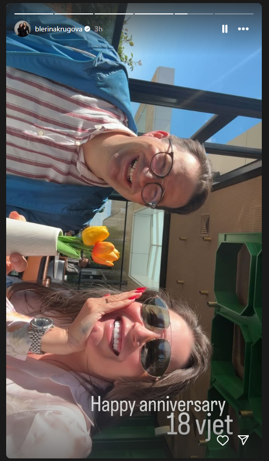 Blerina Kllokoqi und Mendim Rugova feiern ihren 18. Hochzeitstag ...