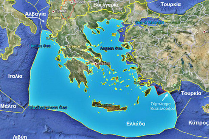Turqia ia dorëzoi UNESCO-s hartën me Detin Egje të ndarë në dy pjesë ...